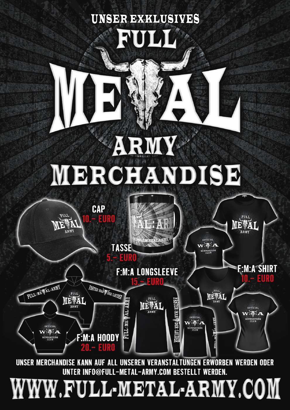 Full:Metal:Army | Full Metal Army – Merchandise