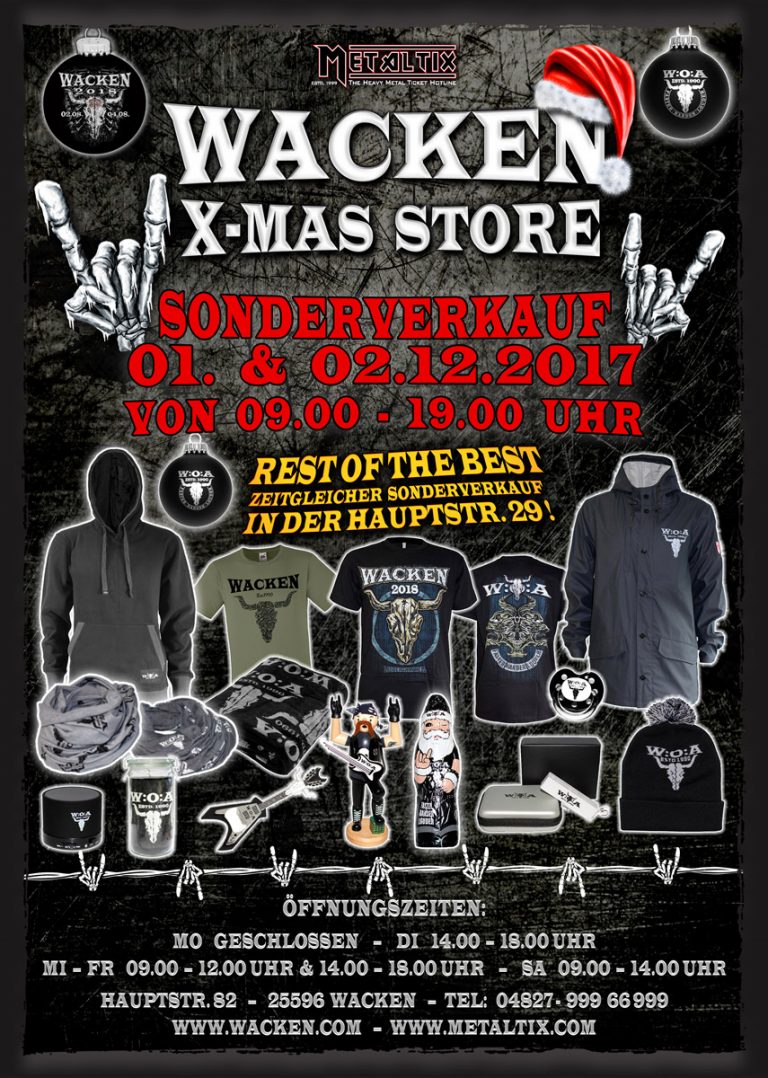 Full:Metal:Army | Die Full:Metal:Army e.V. beim XMAS Verkauf in Wacken
